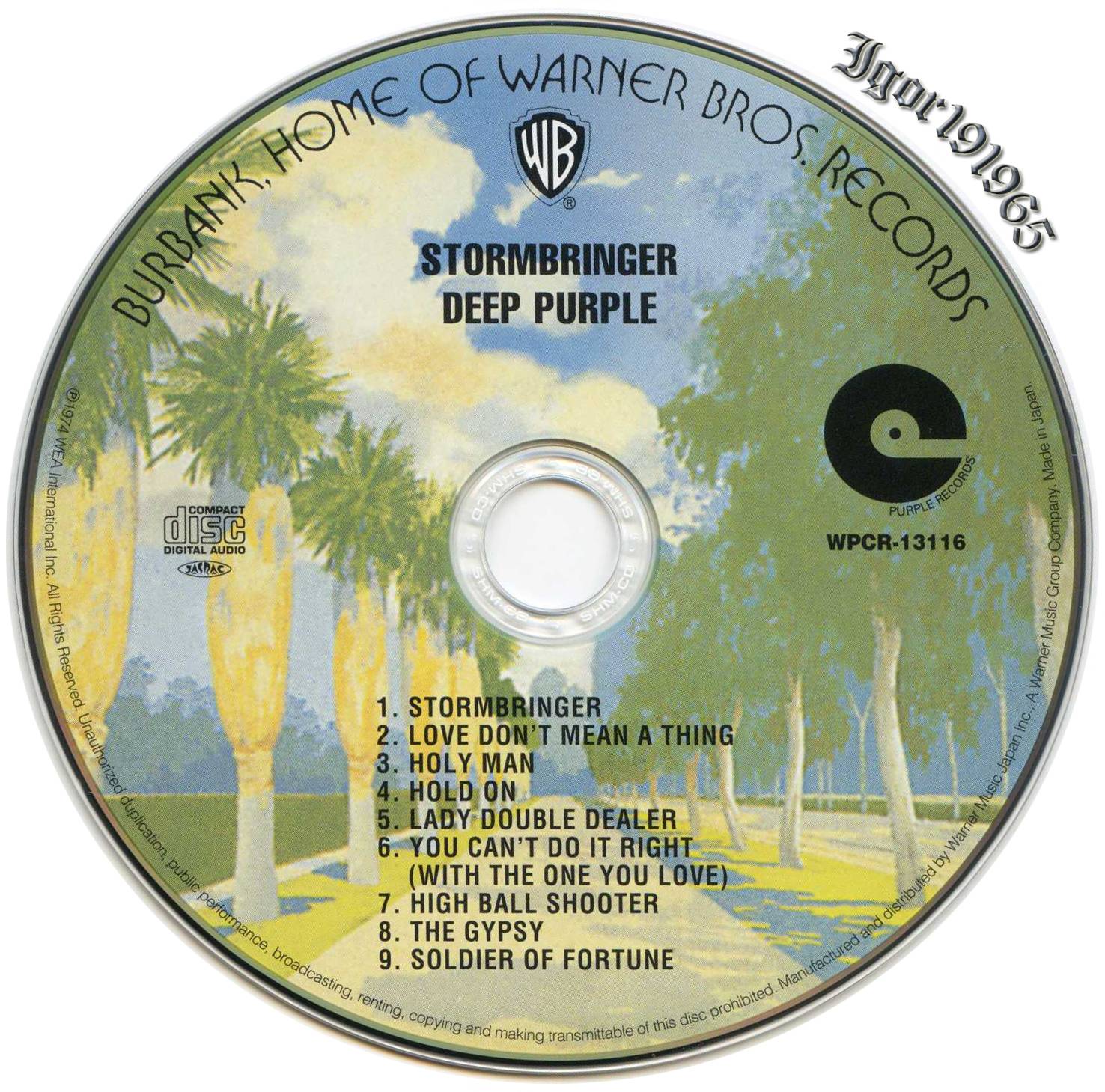 Deep Purple Stormbringer : CD JPN | CD Covers | Cover Century | Over 1. ...